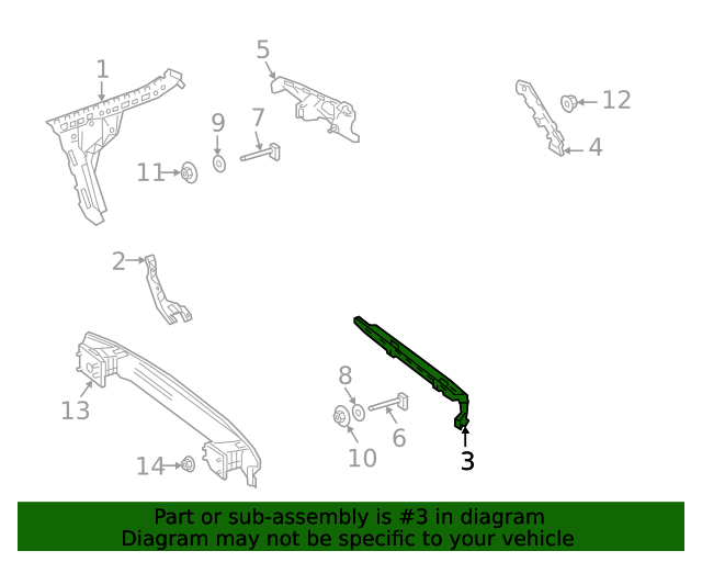 213-885-23-04 - Energy Absorber 2021-2023 Mercedes-Benz | Mercedes-Benz ...