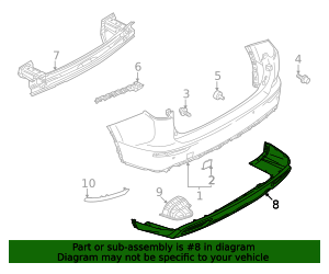 2022 Mitsubishi Outlander Lower Cover 6410D529XA | MITSUBISHI WHOLESALE ...