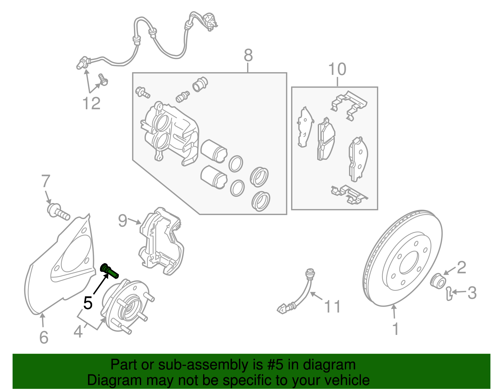 40222-0B005 - Wheel Stud 2004-2010 Infiniti QX56 | INFINITI Parts ...
