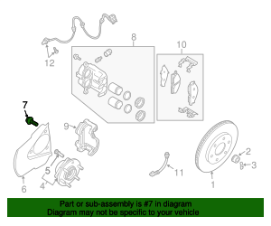 2004-2010 Infiniti QX56 Splash Shield Bolt 41005-ZC00A | OEM Parts Online