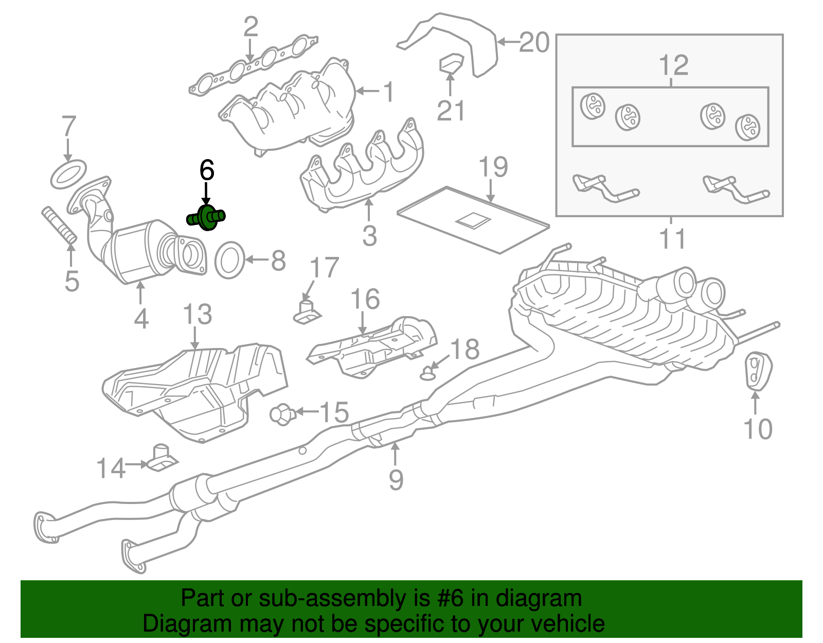 2009-2015 Cadillac CTS Multi-Purpose Stud 11610978 GM | GMPartsDirect.com