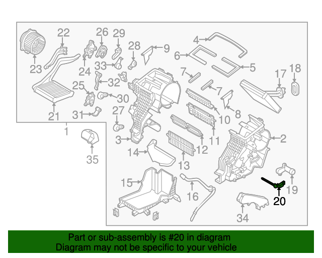 97614-B2000 - Thermostatic Switch 2014-2019 Kia Soul | Kia.Parts Store