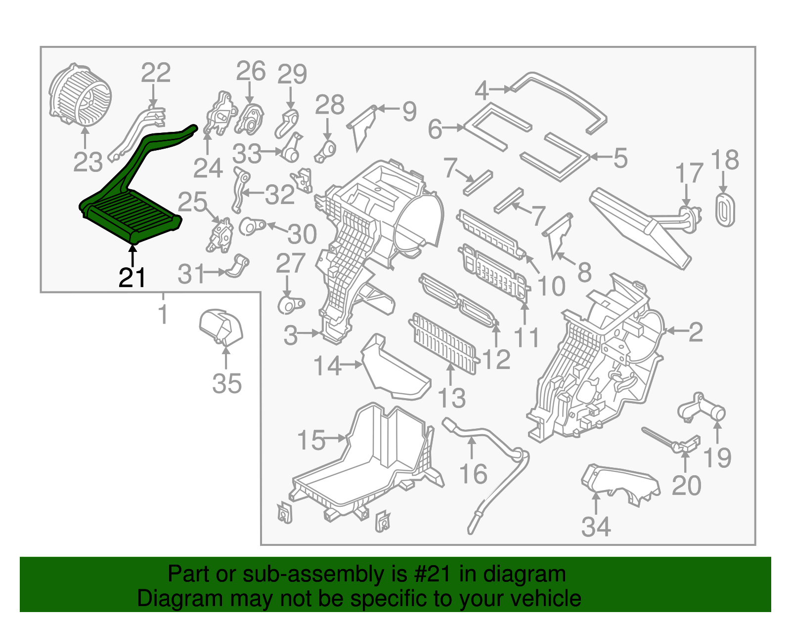 97138-B2000 - Heater Core 2014-2019 Kia Soul | Kia.Parts Store