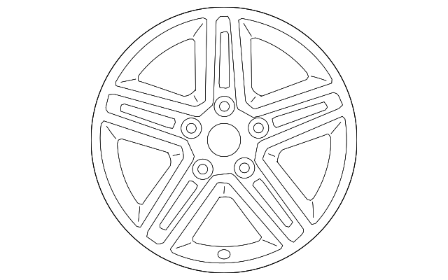 2018-2023 Hyundai Wheel, Alloy 52910-J9100 | QuirkParts