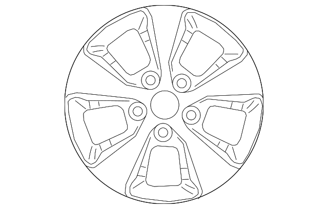 Genuine Wheel, Alloy for 2019-2021 Hyundai | Part# 52910-K4000 ...