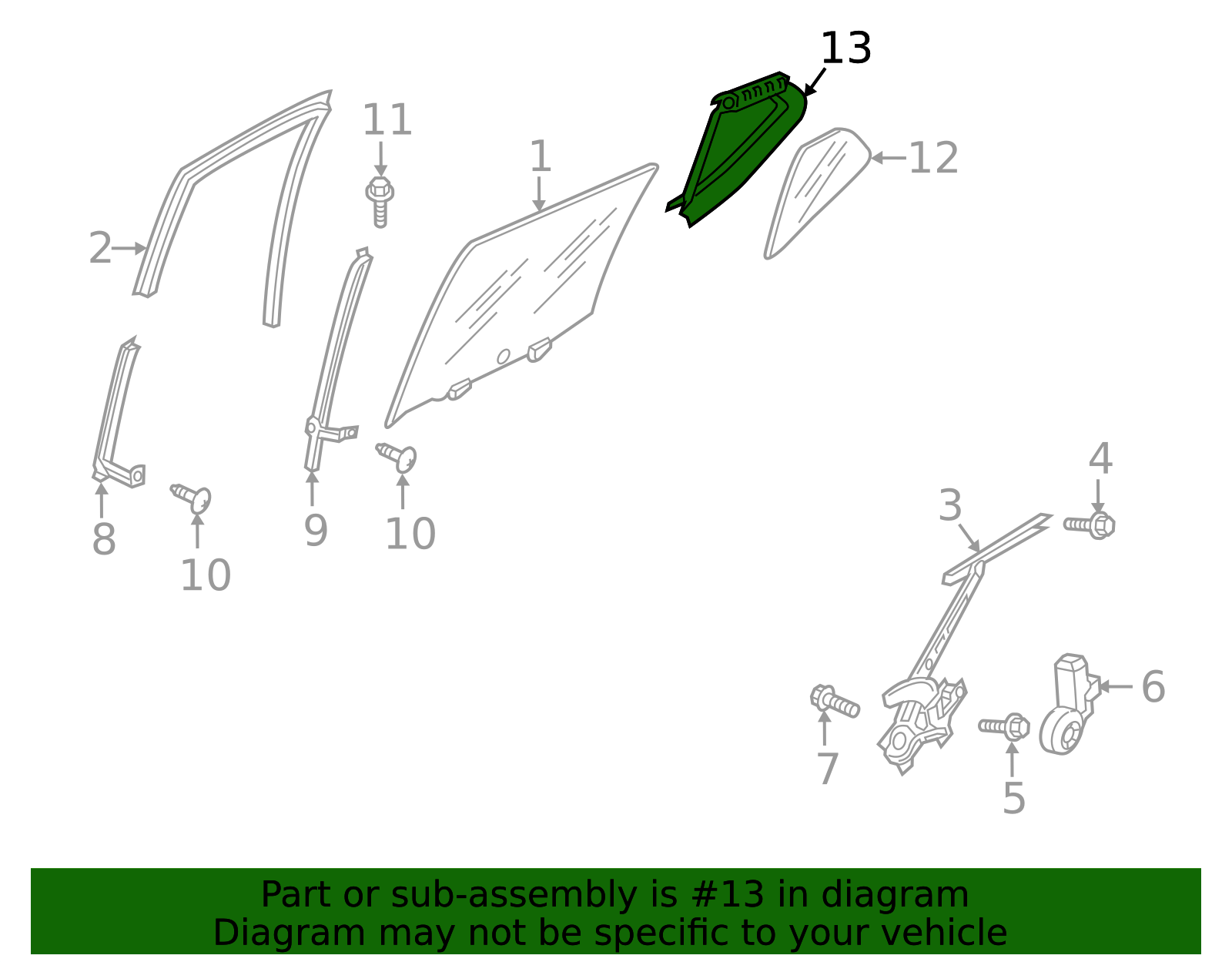 2018-2024 Nissan Kicks Vent Weather-Strip 82272-5RB0A | Bill Kay Nissan ...
