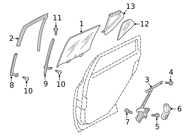 2018-2019 Nissan Kicks Sash Channel 82384-5RB0A | TascaParts.com