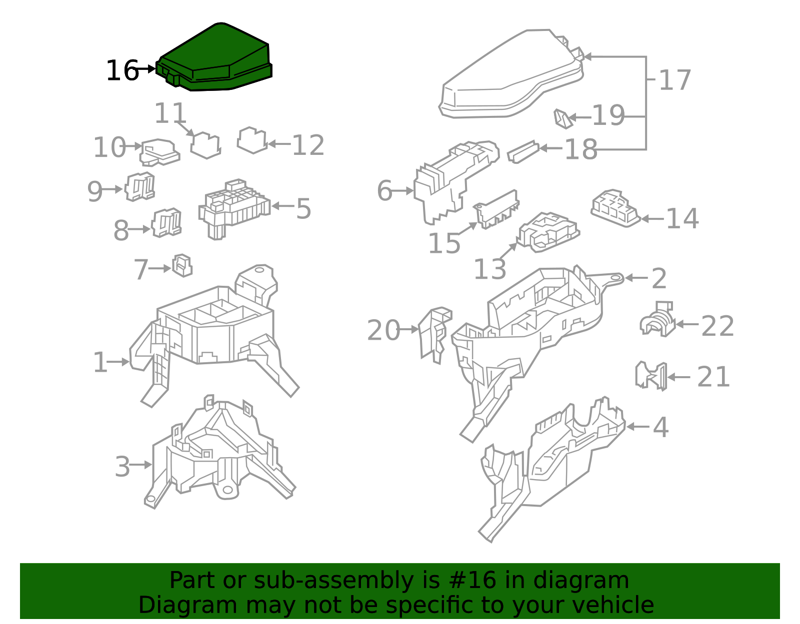2019-2024 Toyota RAV4 Upper Cover 82662-42670 | Toyota Parts Center