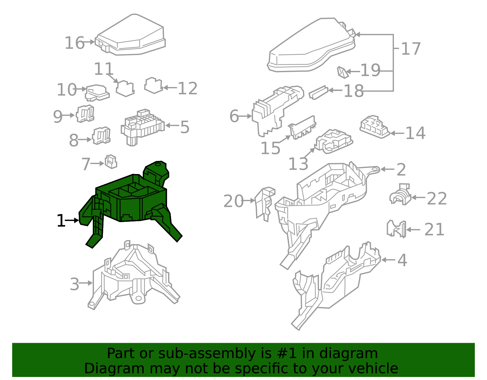2019-2024 Toyota Fuse & Relay Box 82740-42120 | Toyota San Diego Parts