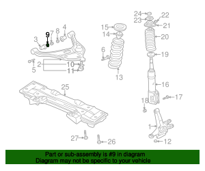 1998-2004 Chevrolet Lower Control Arm Washer 9439514 | GMPartsDirect.com