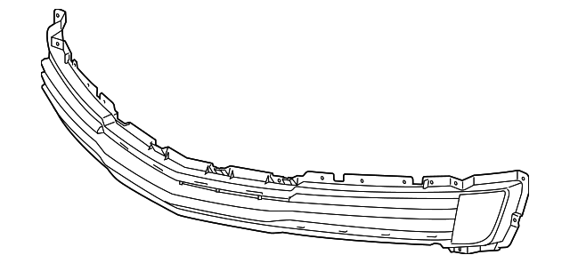 2014-2016 Cadillac ELR Front Lower Grille 22887926 GM | GMPartsDirect.com