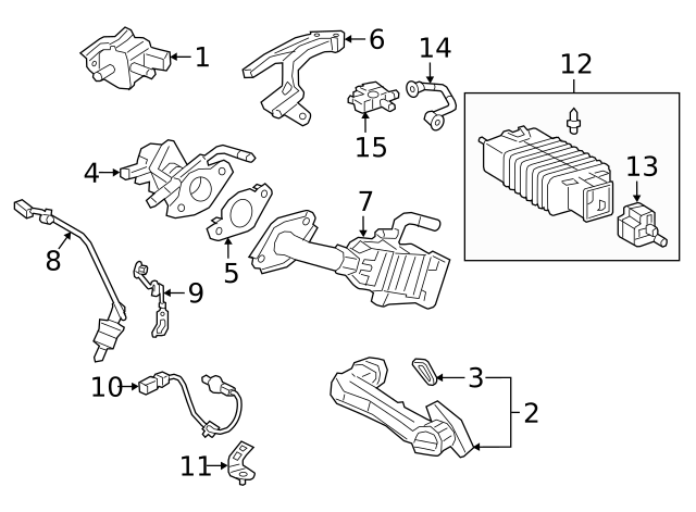 2018-2022 Toyota Oxygen Sensor 89467-33210 | OEM Parts Online