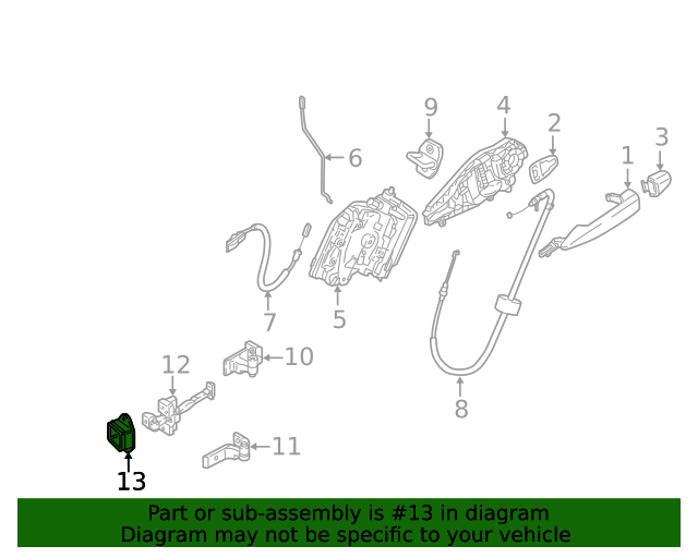 Genuine BMW 51-22-7-476-203 | Door Check Gasket | FREE Shipping on Most ...