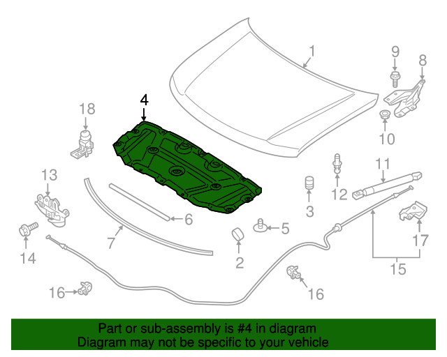 65840-6JF0A - Insulator 2021-2024 Nissan Armada | Nissan Parts ...