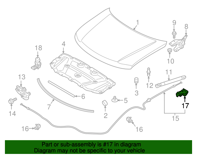 1999-2024 Nissan Release Handle 65622-4P00A | My Nissan Part
