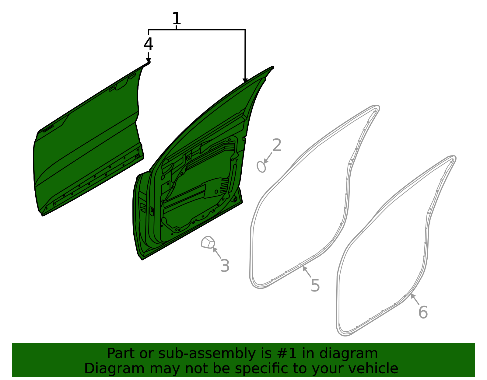 2021-2023 Kia Sorento Door Shell 76004-P2001 | QuirkParts