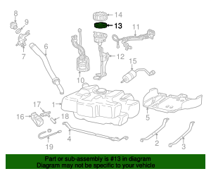 1997-2005 Porsche Fuel Gauge Seal PAB-919-133 | Sunset Porsche Parts