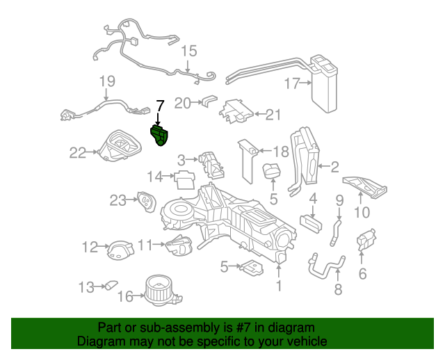 2008-2010 Ford Motor 7C3Z-19E616-C | QuirkParts