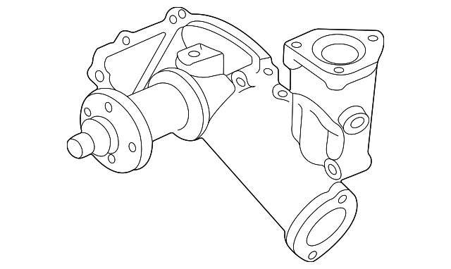 1997-2004 Ford Water Pump Assembly F81Z8501A | TascaParts.com
