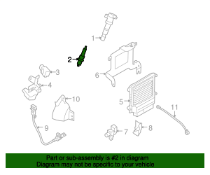 2009-2013 Hyundai Spark Plug 18845-11160 | OEM Parts Online