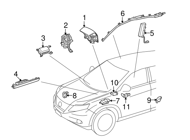 Lexus OEM Clock Spring Part# 84307-0E020 | OEM Vehicle Parts