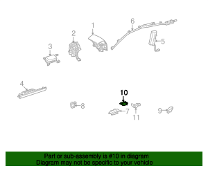 2005-2015 Lexus Passenger Discriminating Sensor 89952-35020 | OEM Parts ...
