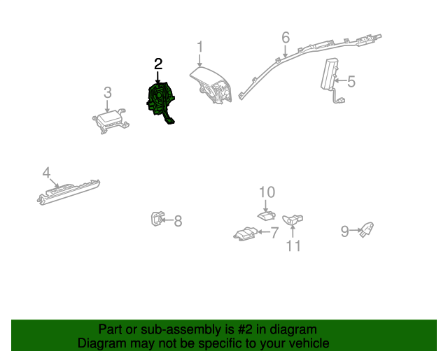 Lexus OEM Clock Spring Part# 84307-0E020 | OEM Vehicle Parts