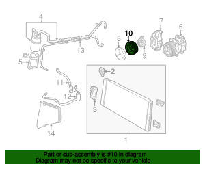 1999-2007 Ford A/C Compressor Clutch Pulley XF2Z-19D784-AA | QuickParts