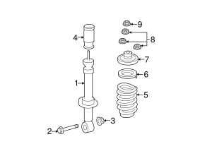 2007-2020 Ford Top Nut -W712134-S440 | TascaParts.com