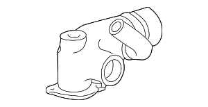 2001-2005 Porsche 911 Engine Coolant Pipe 996-106-725-71 | Gaudin ...