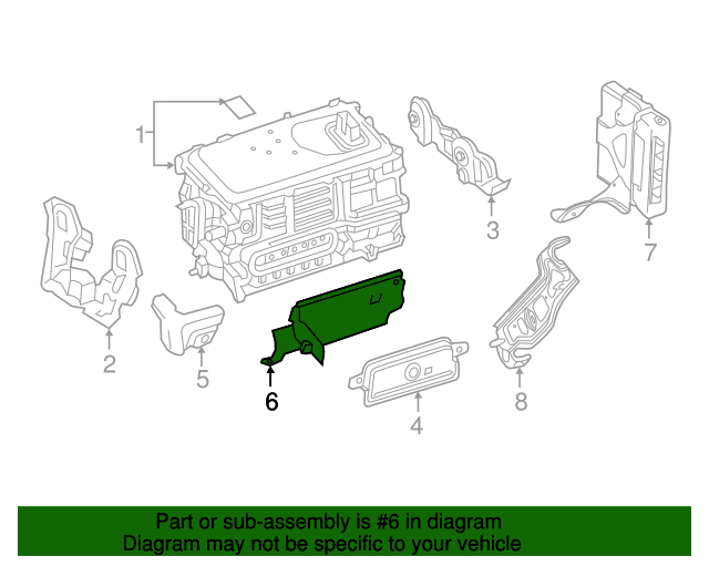 2017-2023 Toyota Drive Motor Inverter Connector G1148-33050 | Toyota ...