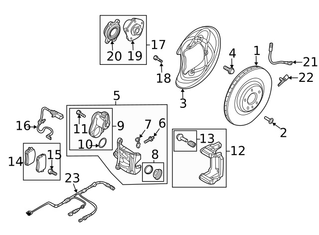 2018-2020 Audi Wear Indicator 80A-615-121 | OEM Parts Online