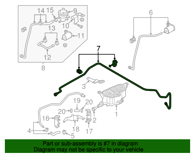 Line 8R0-201-991-T | OEM Parts Online