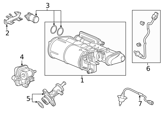 36164-5AA-A01 - Purge Valve 2019-2023 Acura | AutoNation Parts