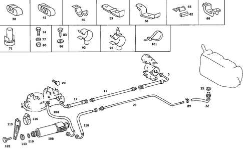 Fuel Lines for 1989 Mercedes-Benz 300 SE | Mercedes-Benz USA Parts
