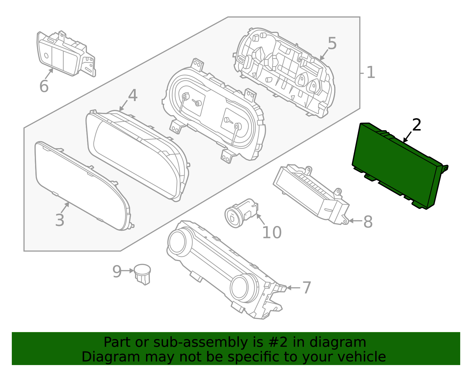 Hyundai - 94013-N9000 - Cluster Assembly - 2022 Hyundai Tucson | OEM ...