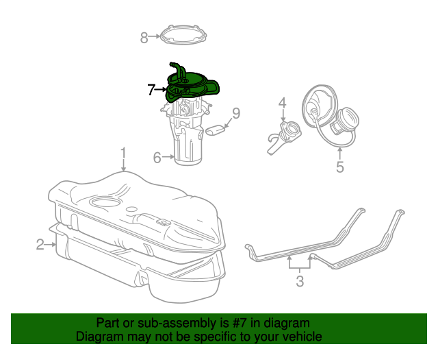 F6DZ-9276-A 1996-2010 Ford Fuel Pump Tank Seal | Fairway Ford Parts