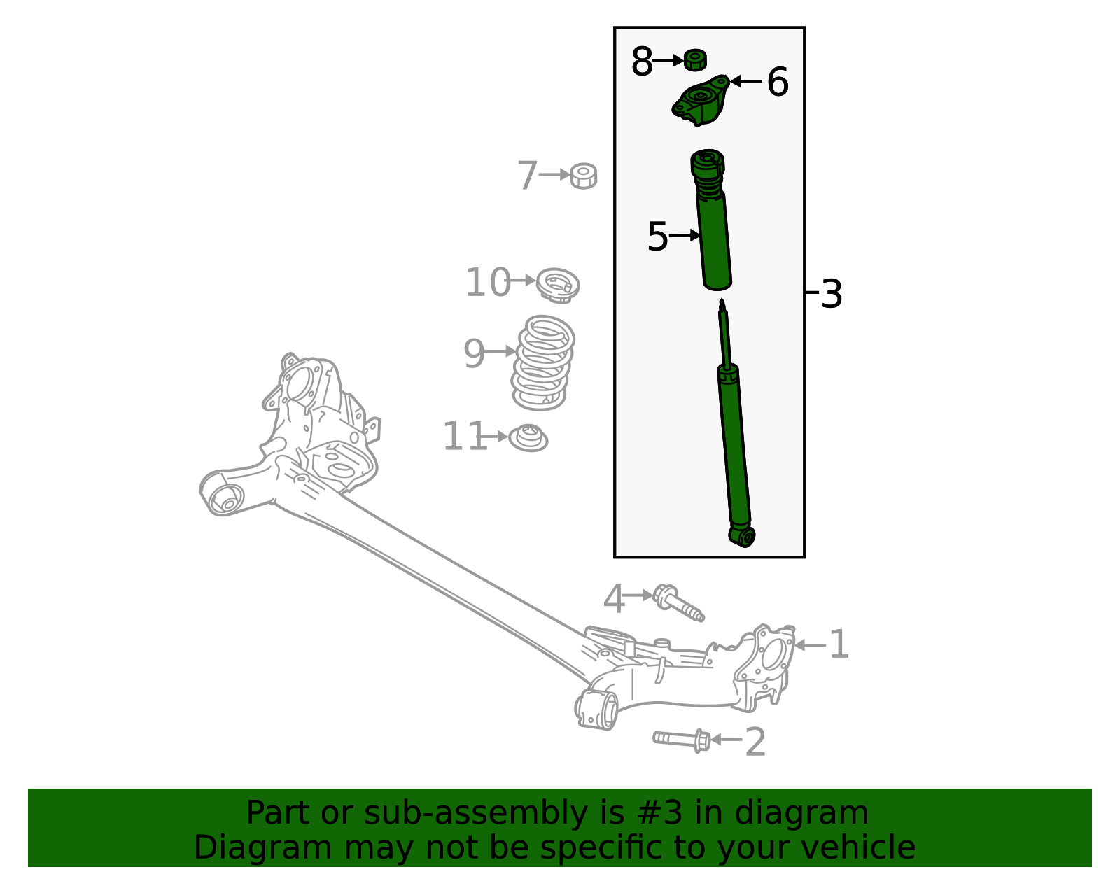 2016-2021 Mazda CX-3 Suspension Shock Absorber DB4G-28-700D | Mazda-Parts