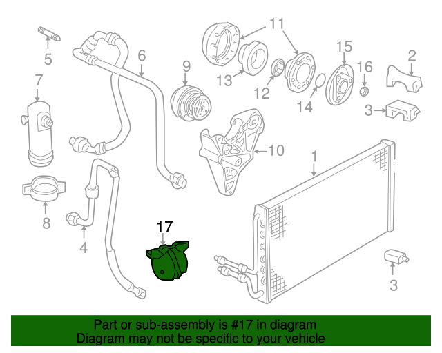 1994-2013 GM Vacuum Tank 15973049 | GM Parts Center