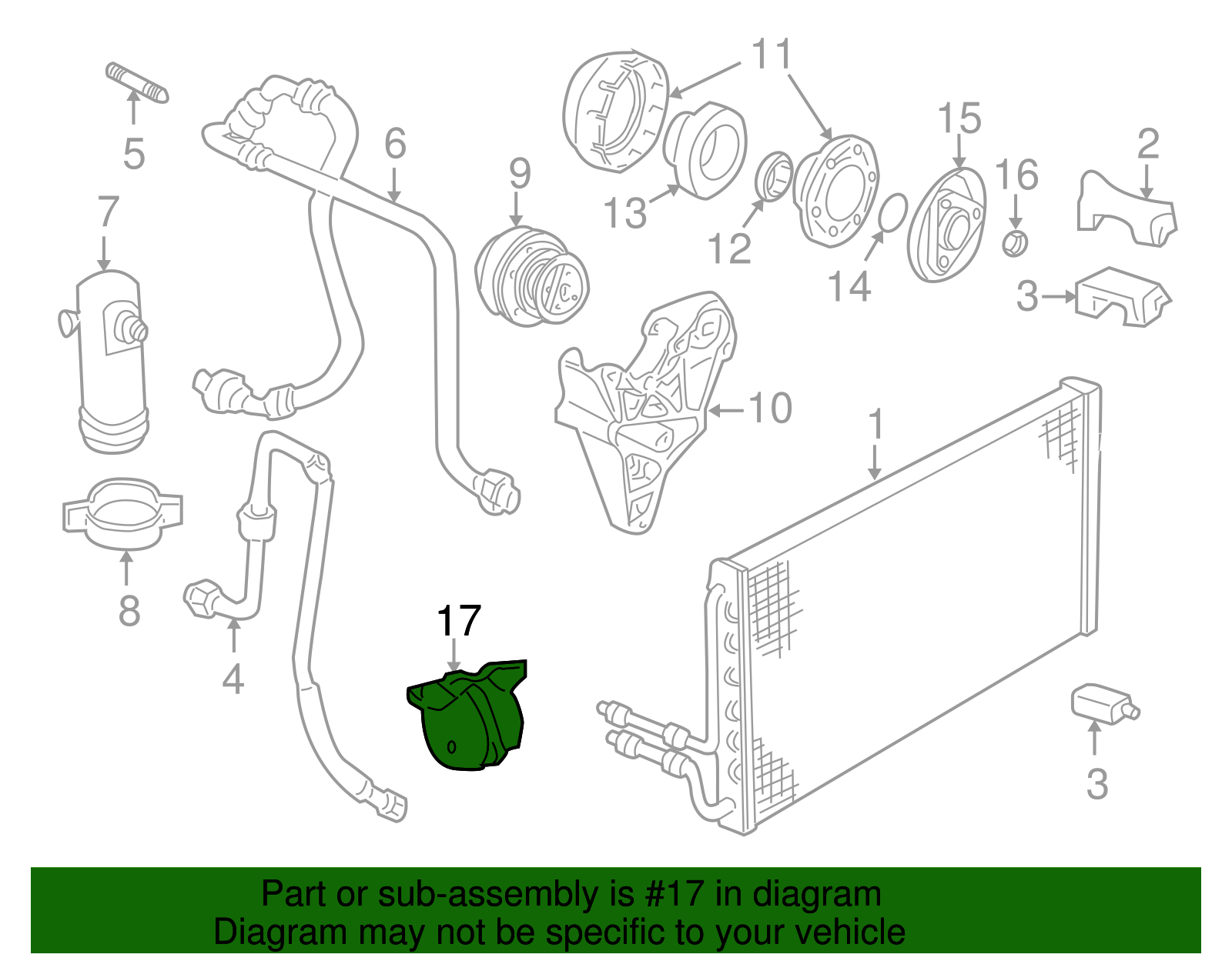 1994-2013 GM Vacuum Tank 15973049 GM | GMPartsDirect.com