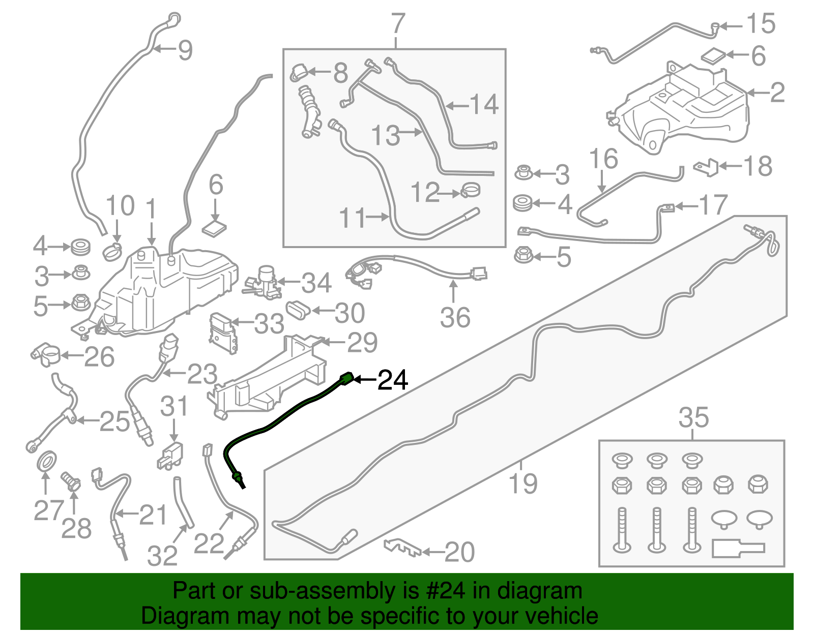 2014-2018 BMW Exhaust Gas Temperature (Egt) Sensor 13-62-8-507-628 ...