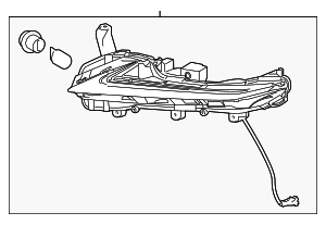Lexus OEM Daytime Run Lamp Part# 81620-78020 | OEM Vehicle Parts