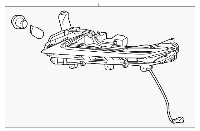 Lexus OEM Daytime Run Lamp Part# 81610-78020 | OEM Vehicle Parts