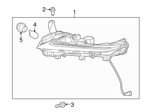 Lexus OEM Daytime Run Lamp Part# 81610-78020 | OEM Vehicle Parts