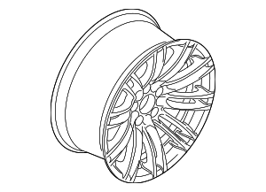 Genuine BMW 36-11-7-845-881 | Alloy Wheel, Rear (Style 400M) | FREE ...