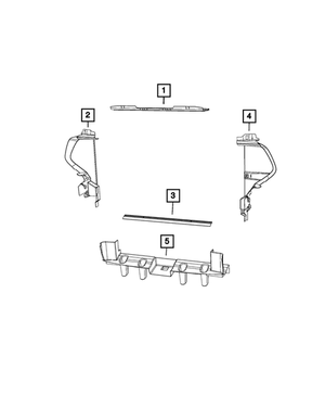 2016-2019 Jeep Grand Cherokee Air Inlet Baffle, Right 68328709AA ...