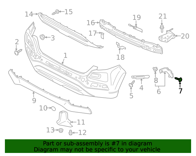 2006-2023 Hyundai Bumper Cover Screw 86579-3K000 | OEM Parts Online