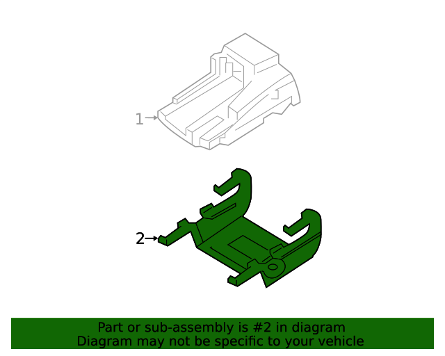 2019-2024 Toyota Lane Departure System Camera Bracket 86464-08010 ...