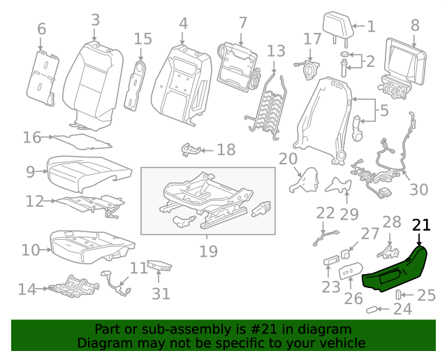 2021-2024 GM Outer Finish Panel 84342171 | GMPartsDirect.com