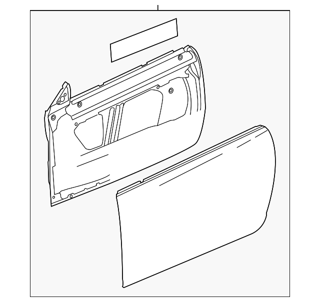 2016-2024 Chevrolet Camaro Door 85101936 GM | GMPartsDirect.com